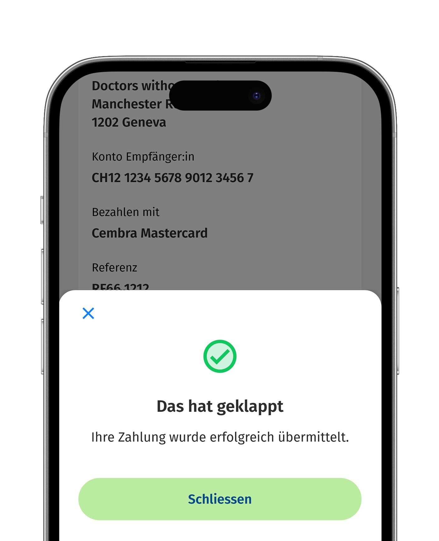 Rechnung einfach mit der Kreditkarte bezahlen: Scan2Pay