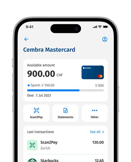 Scan2Pay – pay invoices by credit card