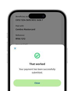 Scan2Pay – pay invoices by credit card